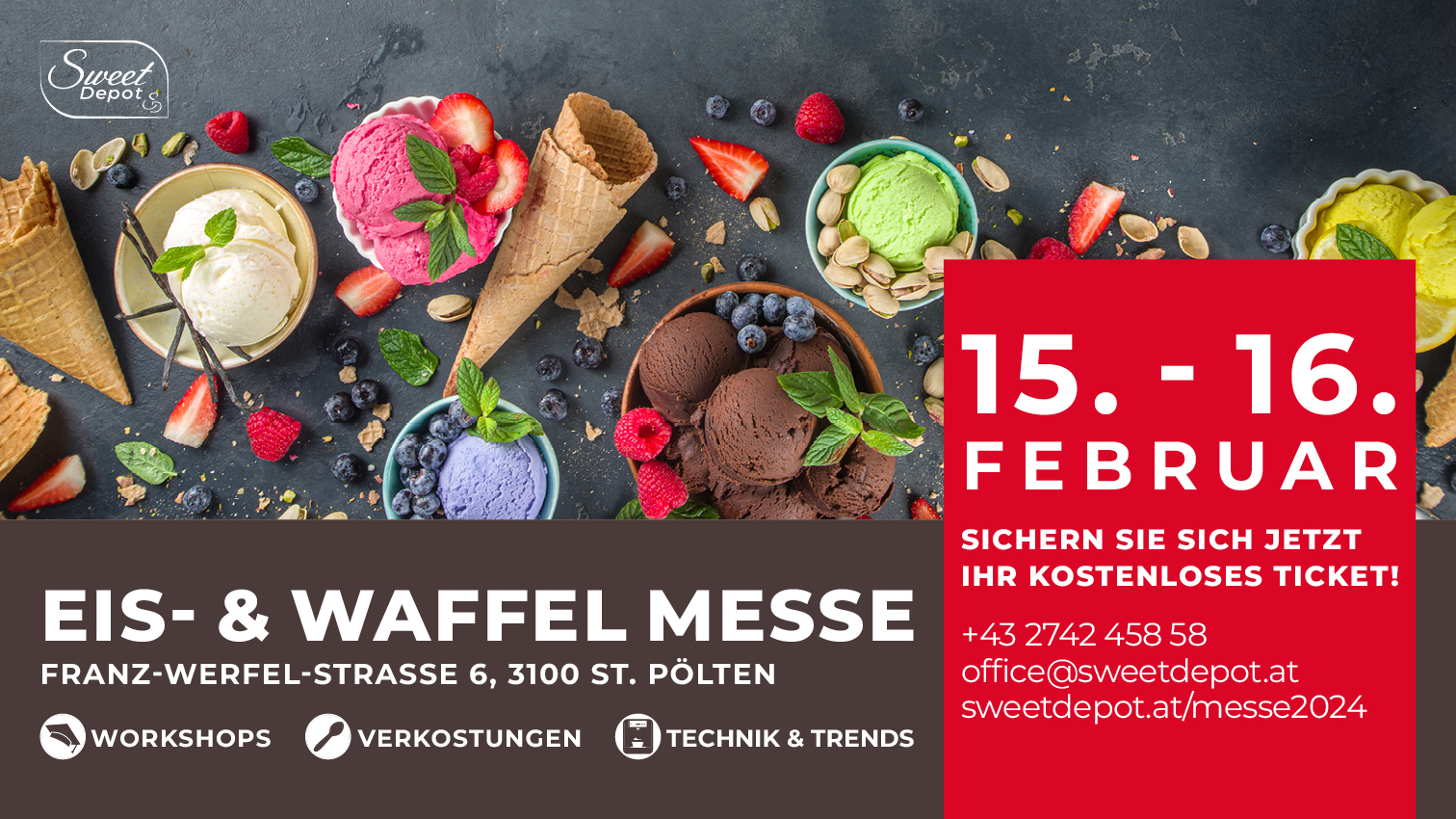 Eis- & Waffel Messe - Entdecken Sie die neusten Trends!
